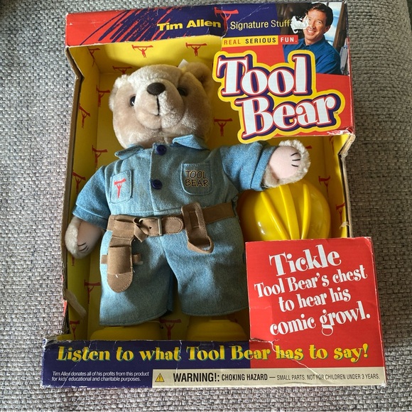 Tim Allen | Toys | Tim Allen Tool Man Bear Home Improvement Signature ...